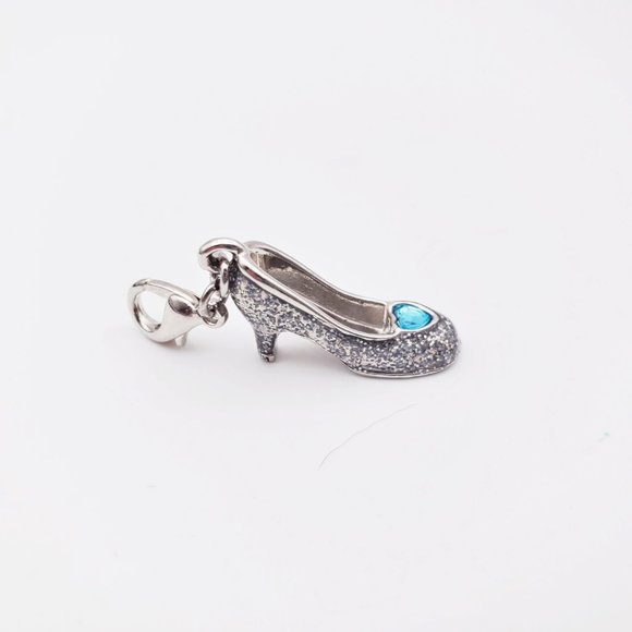 Disney | Jewelry | Disney Cinderella Glass Slipper Charm | Poshmark